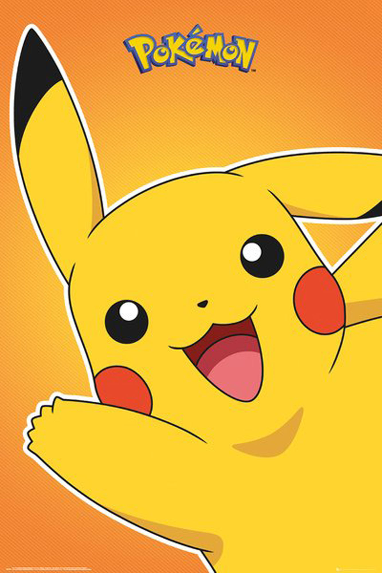 Poster: C63 Pokemon Pikachu 91,5 x 61 cm | Poster | Dekoration ...