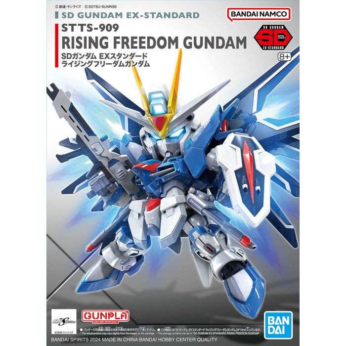 Model Kit: SD Gundam EX 020 - STTS 909 Standard Rising Freedom Gundam ...