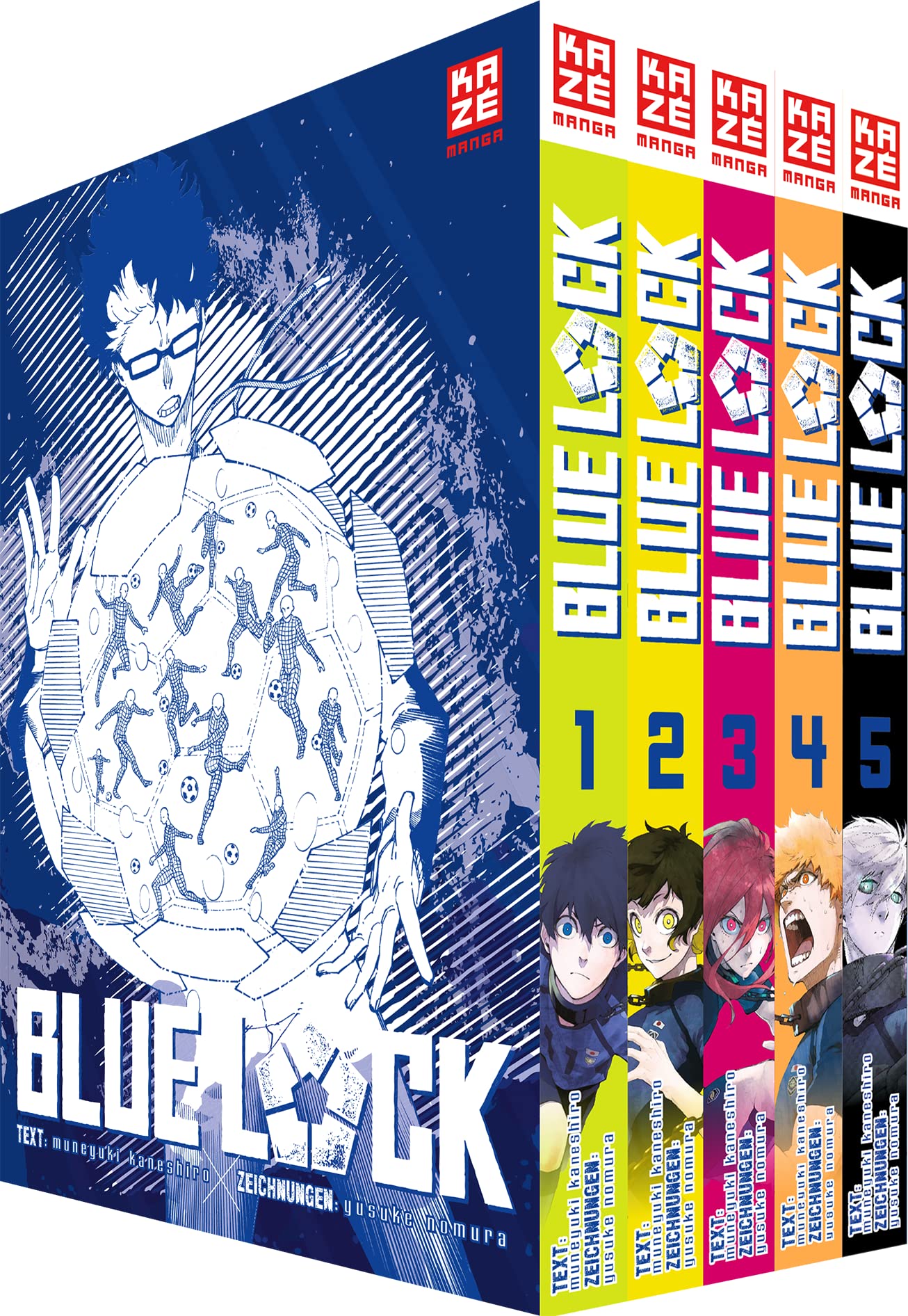 Blue Lock Box 01 - Band 01-05 | Sammelschuber | Manga | Comic-Portal