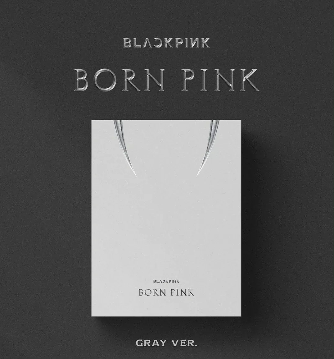 KPOP BLACKPINK - 2nd Album - Born Pink - Grey Version | CD | Film ...