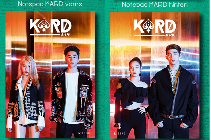 K*BANG Notizheft KARD | KPOP | Hobby | Merchandise | Comic-Portal
